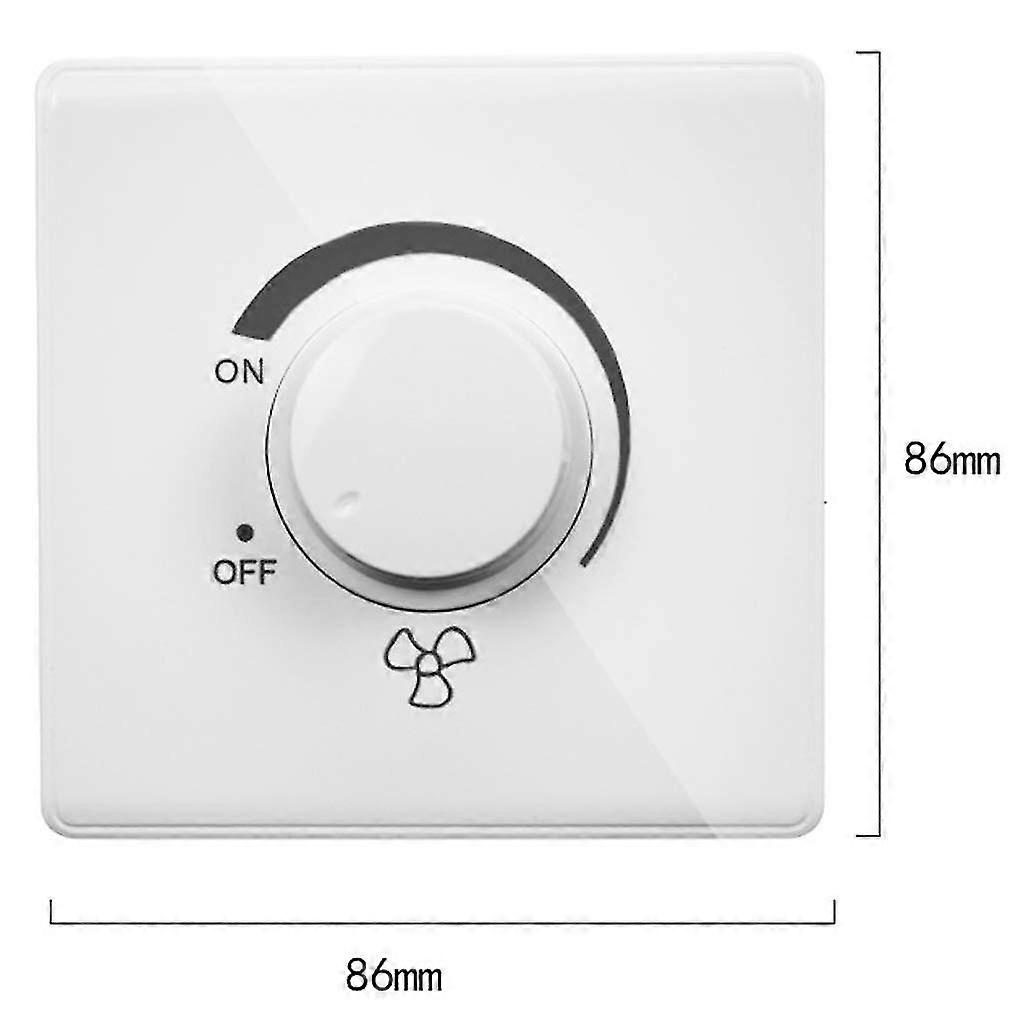 Ceiling Fan Control - 220v 10a Wall Switch For 15-300w Dimmer - Type 86 ...