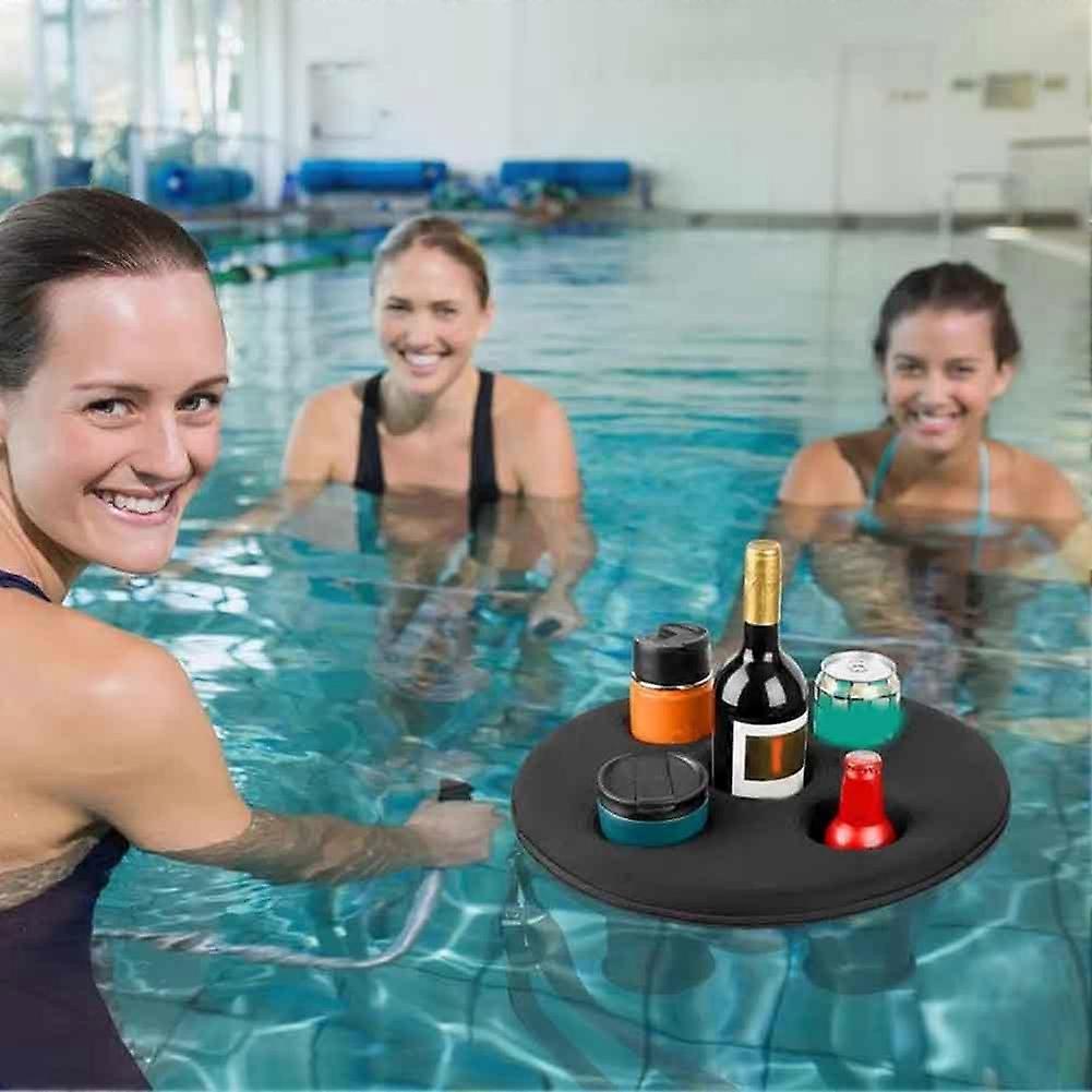 Floating Pool Cup Holder Pool Drink Float with 5 Holes Floating Tray ...