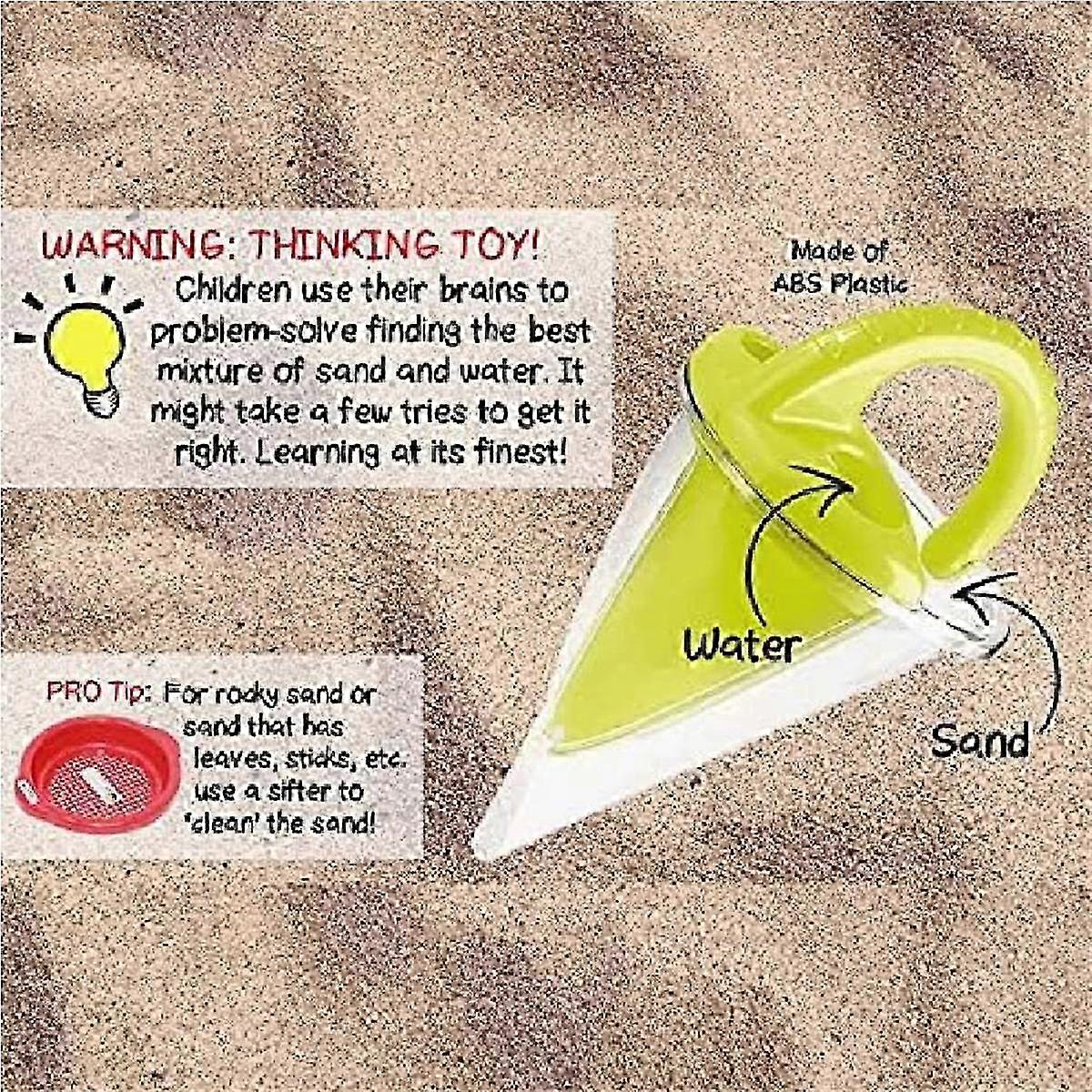 Spilling Funnel Ultimate Sand & Water Mixing Toy for Spectacular ...