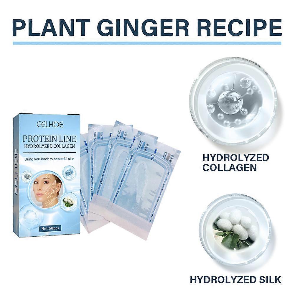 120pcs EELHOE Silk Collagen Thread Face Firming Anti Aging Wrinkle ...