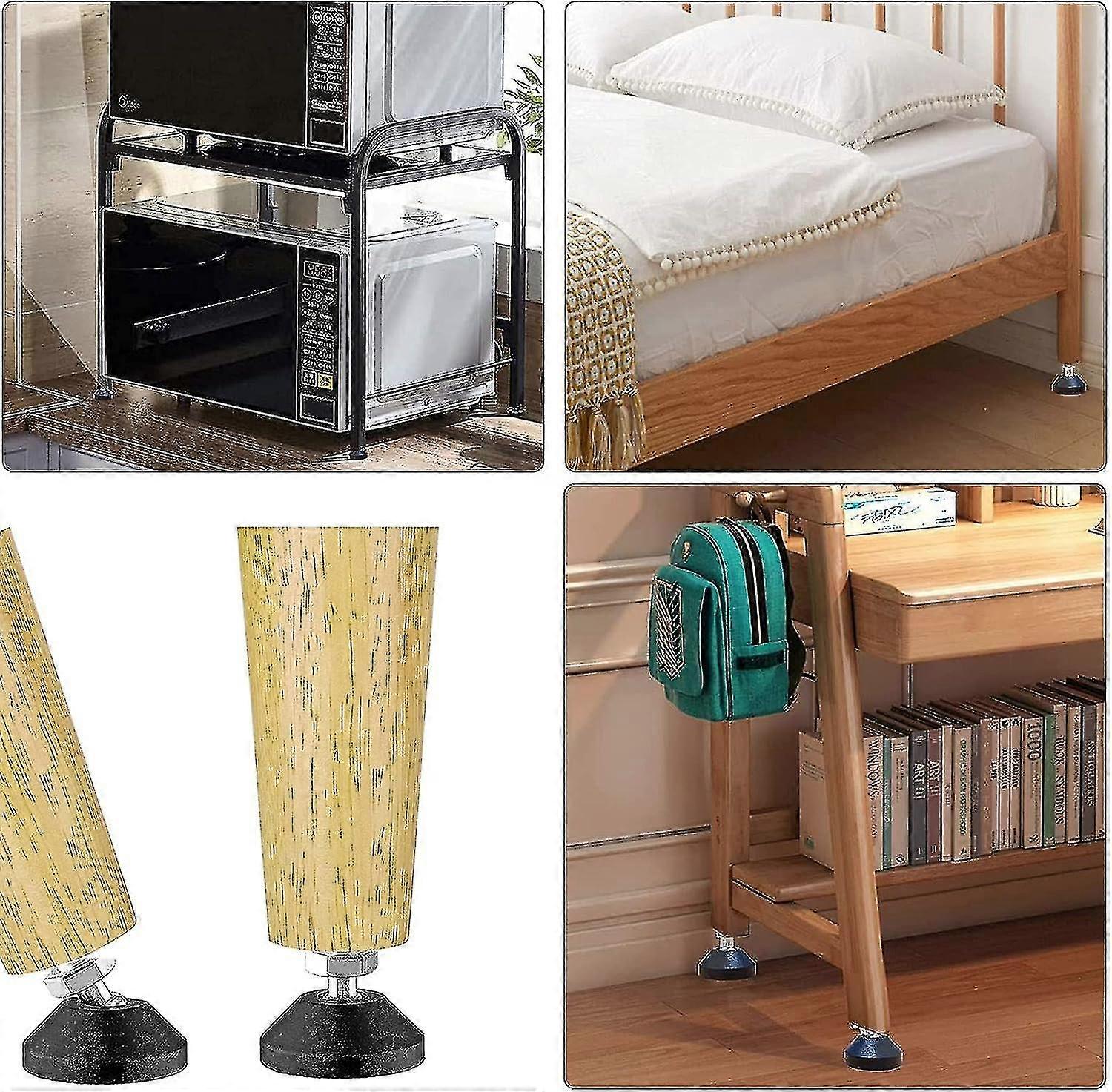 8 X M8 X 40mm Adjusting Feet, M8 Adjusting Screws For Furniture Legs ...