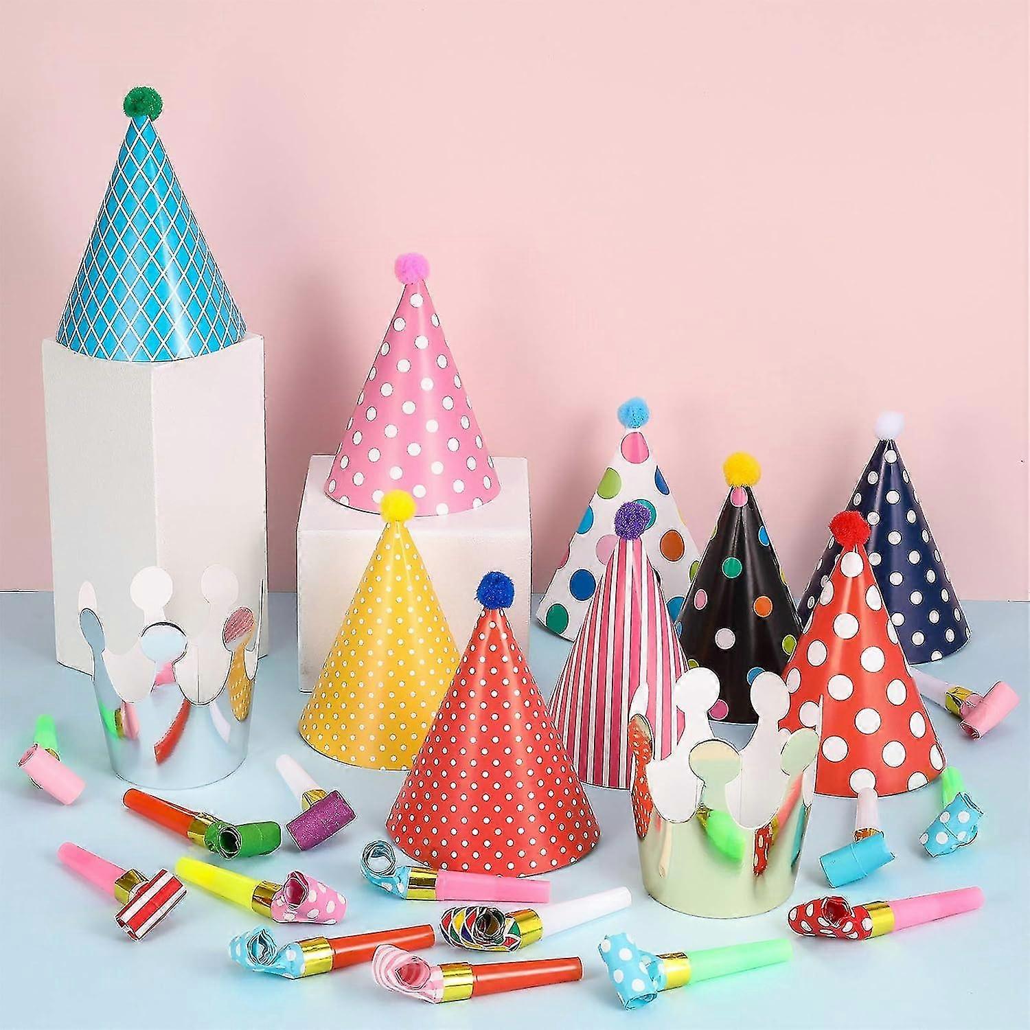 Funny Party Hats - 9 Pieces Hats For Birthday Parties | Fruugo DK