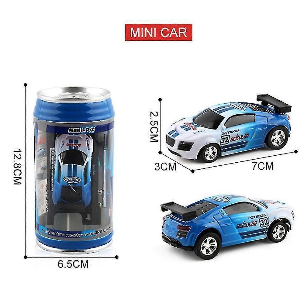 Mini Coke Can Car Speed Rc Radio Remote Control Micro Racing Car Kids ...