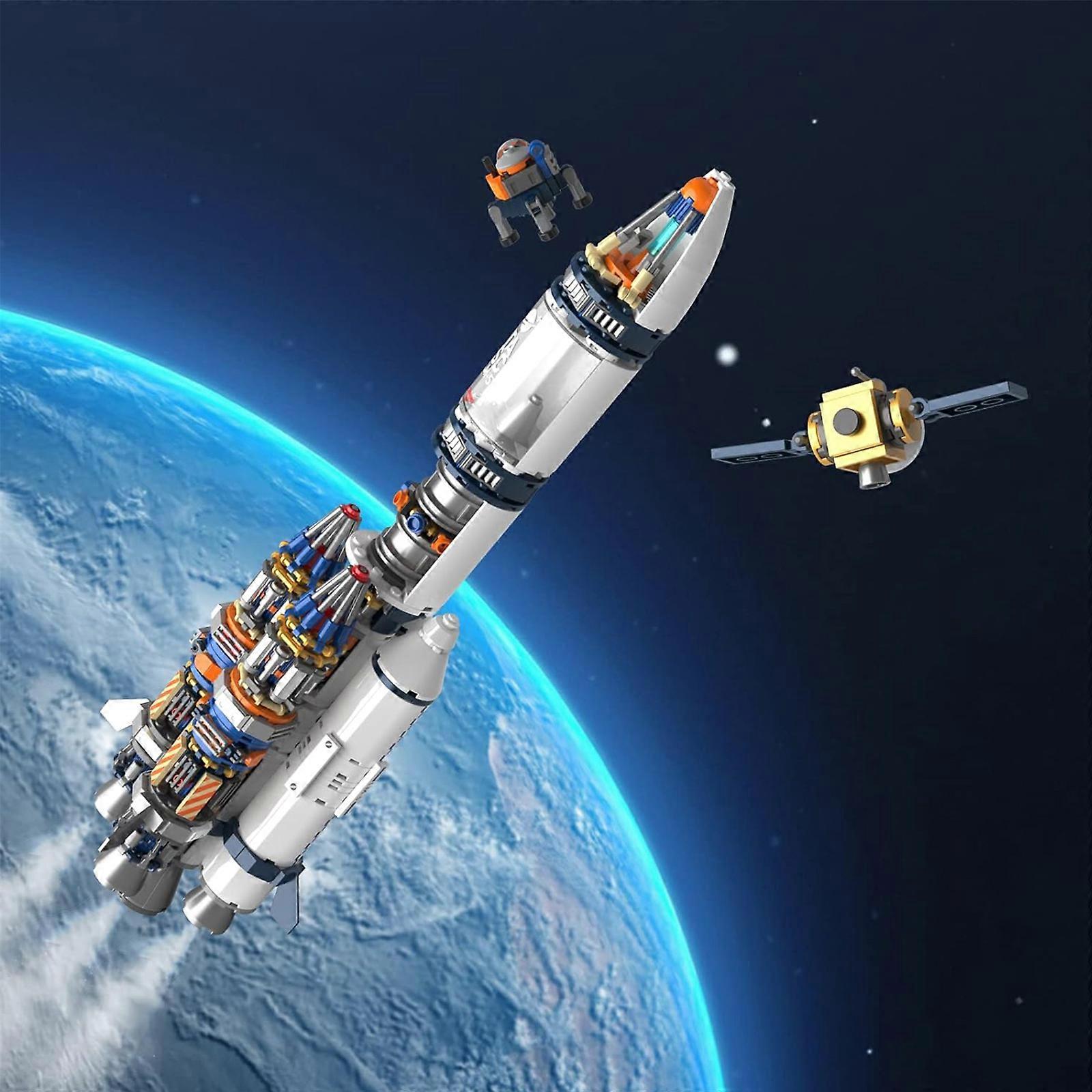 JMBricklayer Space Rocket Building Sets for Boys 8-14 Adults, Spaceship ...