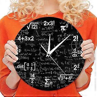 Math Wall Clock,Mathematics Clock,suitable for Kids Math suitable ...