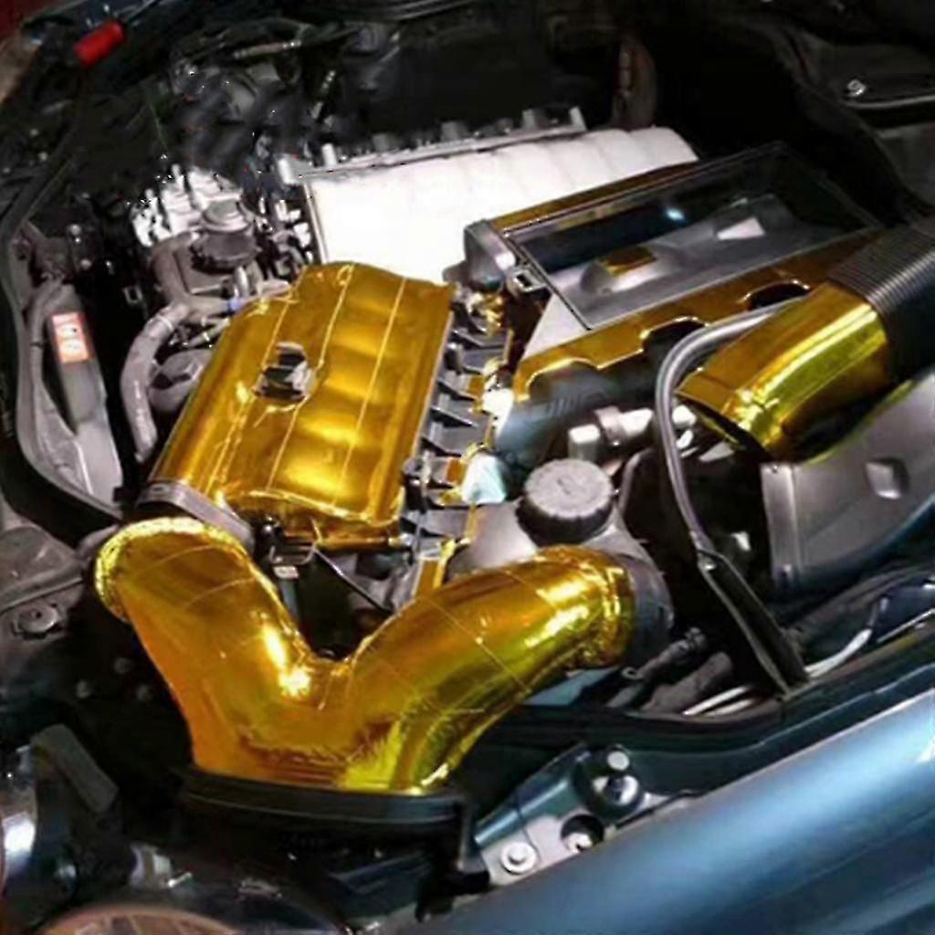 High Temperature Gold Intake Heat Reflective Tape Wrap Self-Adhesive ...