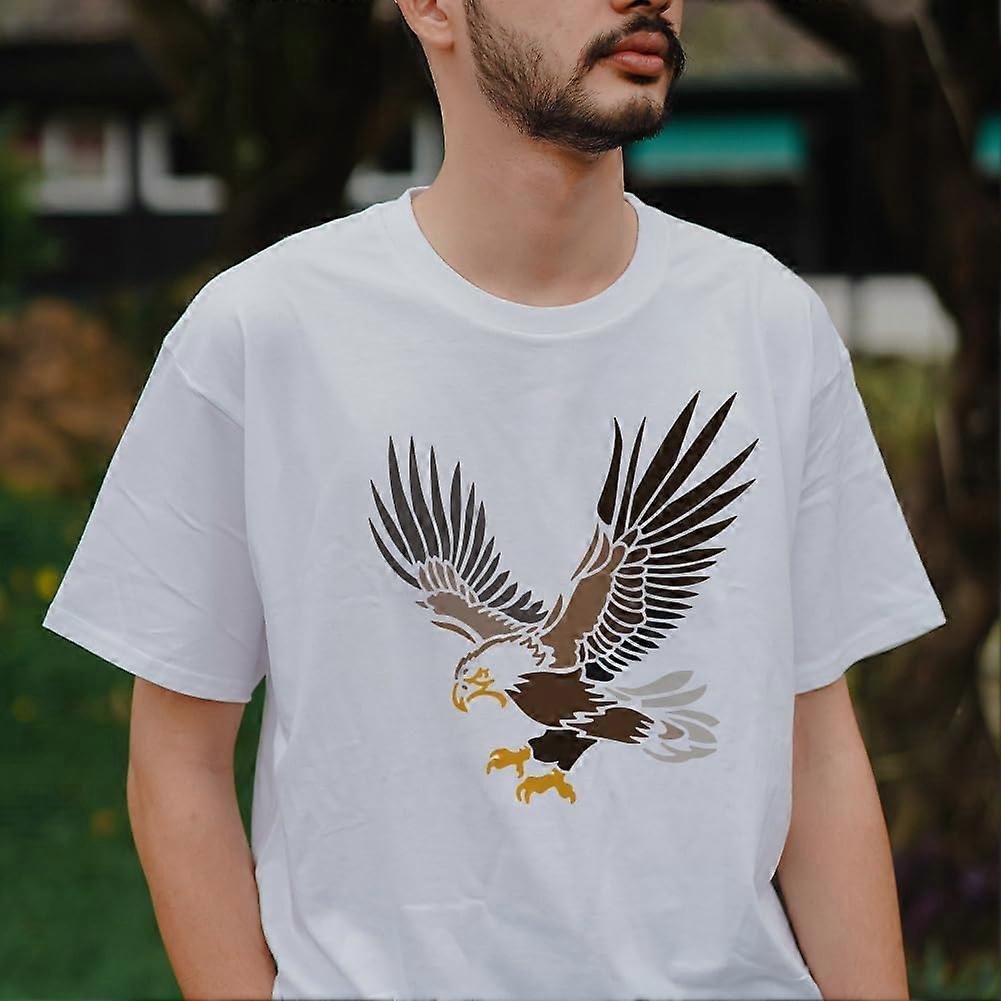 Bird Stencil Fierce Hawks Template 11.8x11.8inch Flying Bird Animals ...