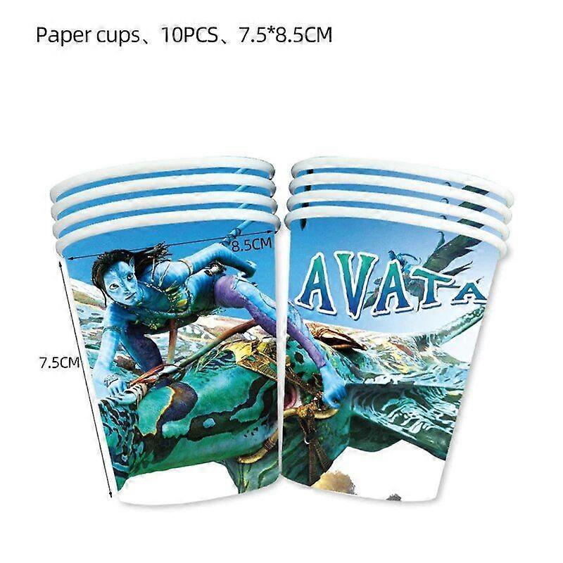 Avatar Theme Birthday Party Decoration Tableware Paper Cups Plates ...