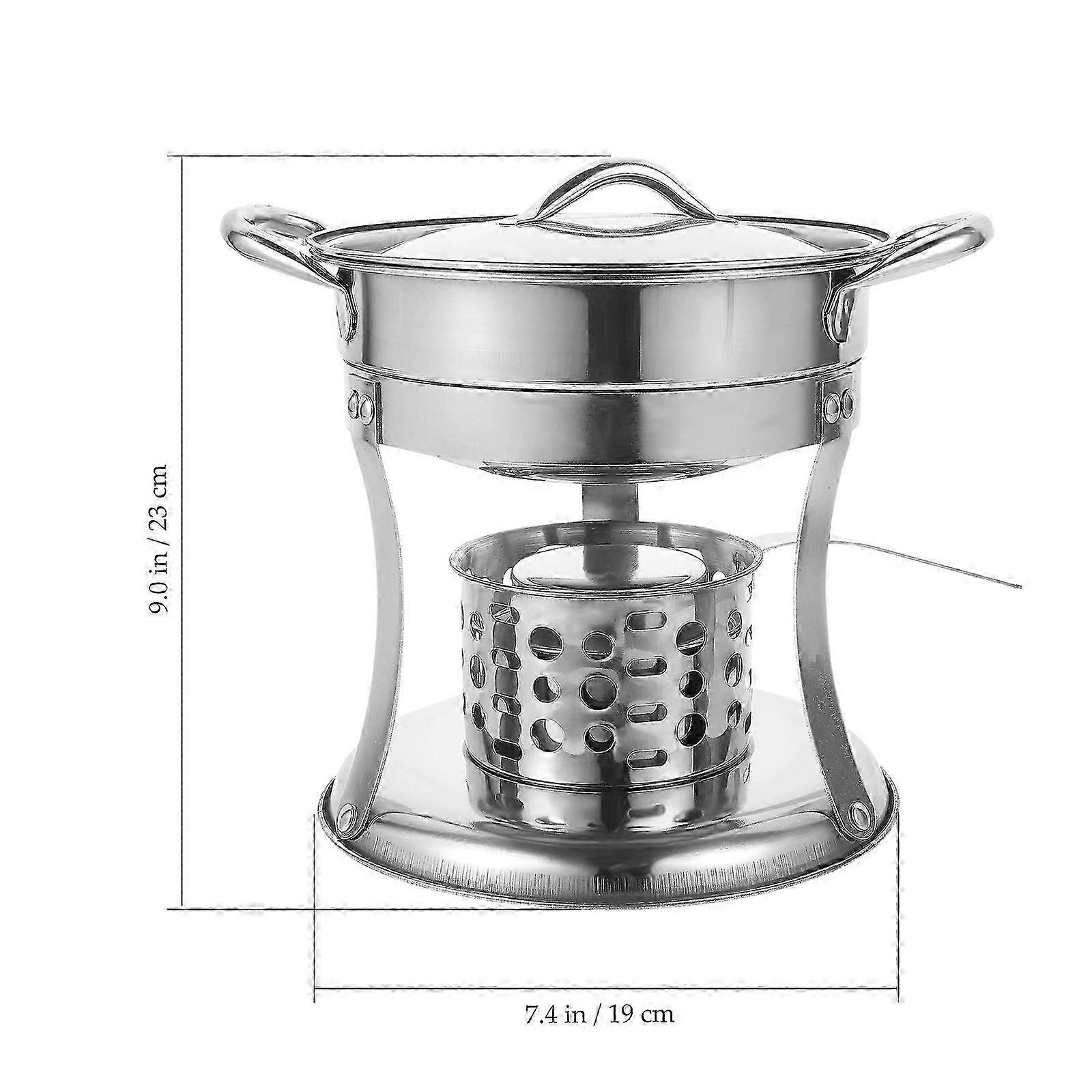 Single Hot Pot with Stove Stainless Steel Hot Pot Household Hot Pot ...