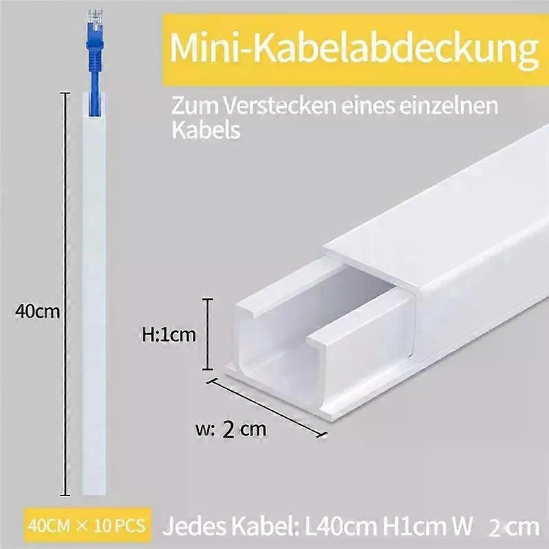 4M Electrical Cable Trunking Cable Concealer on Wall for One Cord ...