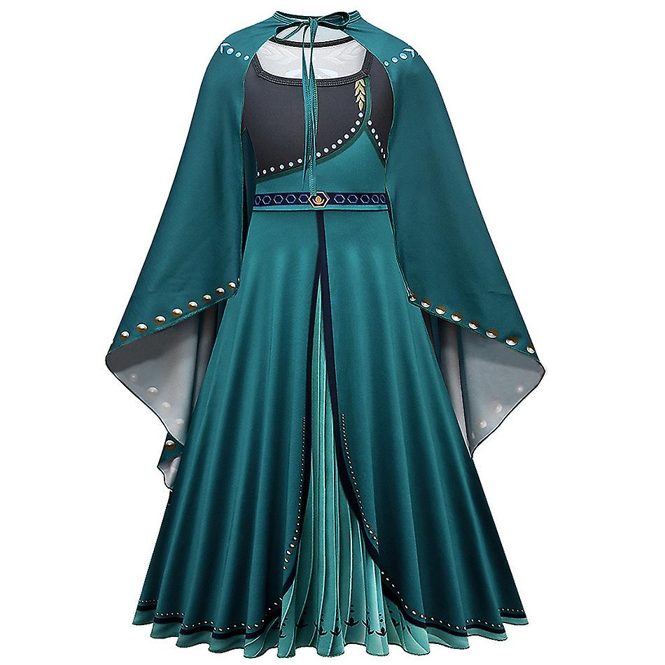 Disney Frozen Children Elsa Anna Costume For Kids Girls 4 8 10 Y ...