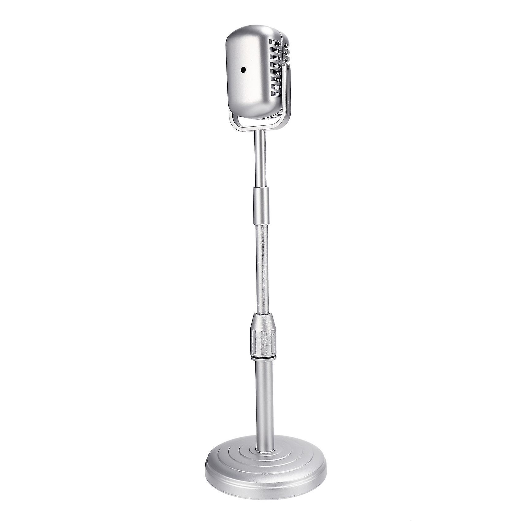 Vintage Desktop Microphone Prop Model With Adjustable Height, Classic ...