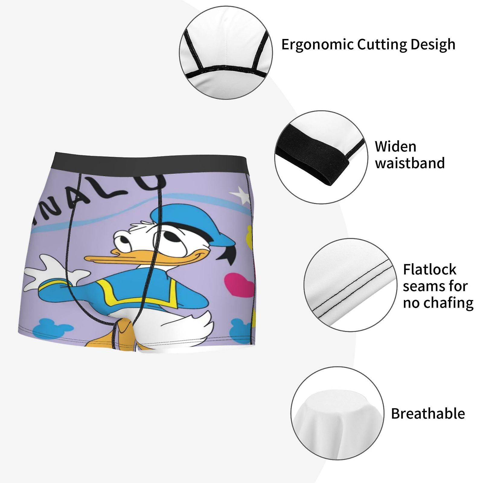 Men's Boxer Underwear Donald Duck Men's Underpants | Fruugo UK