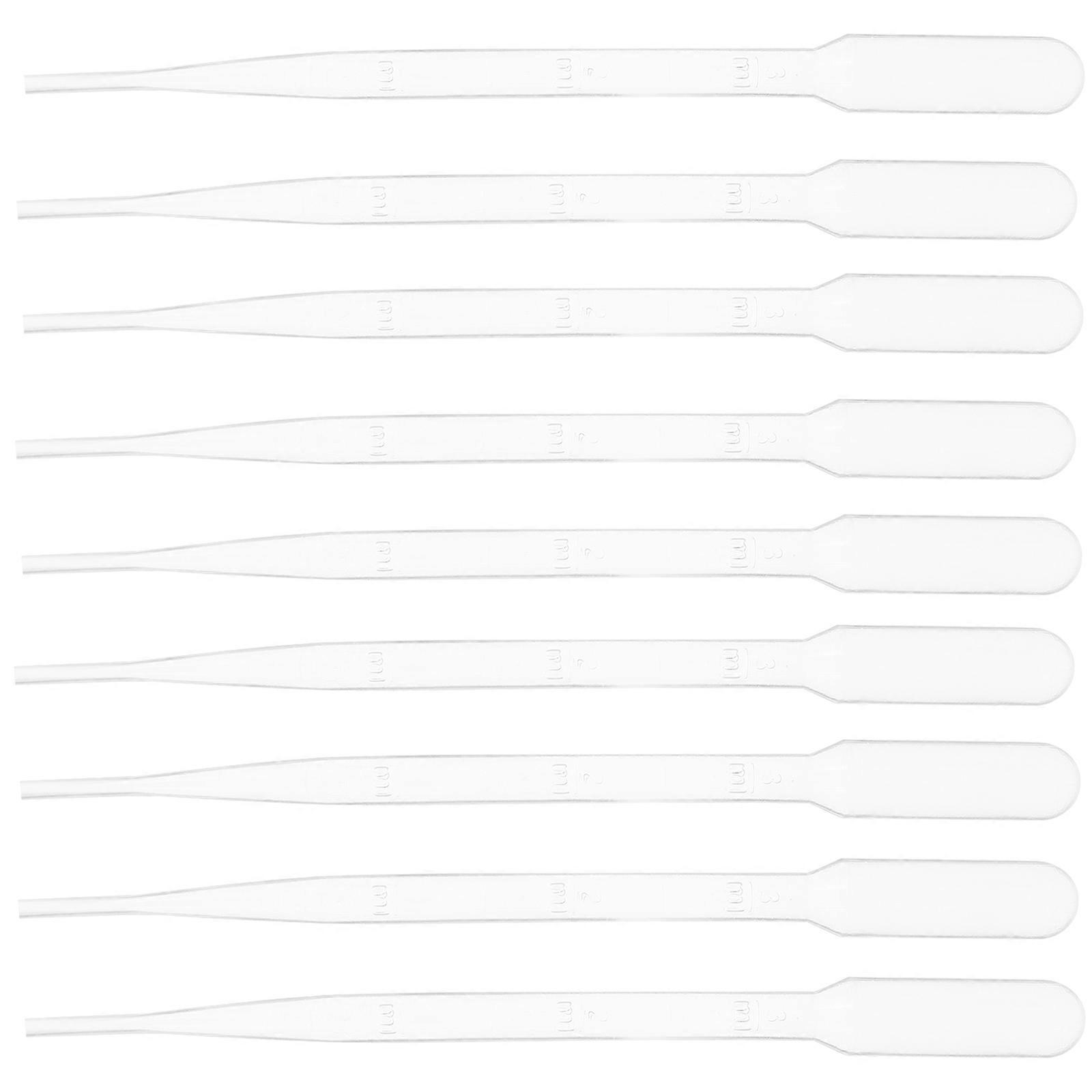 100pcs Clear Droppers Laboratory Dropper Calibrated Dropper Essential ...