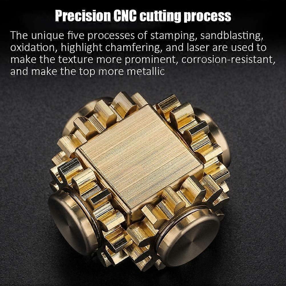 Mini Metal Alloy Gear Spinner Fidget Toys Pure Brass Fidget Toys Hand ...