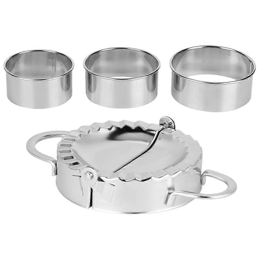 Household 304 Stainless Steel Manual Dumpling Dough Presser Maker Molds ...
