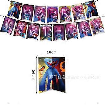 Poppy's Playtime Huggy Wuggy Holiday Birthday Party Decoration Poppy ...
