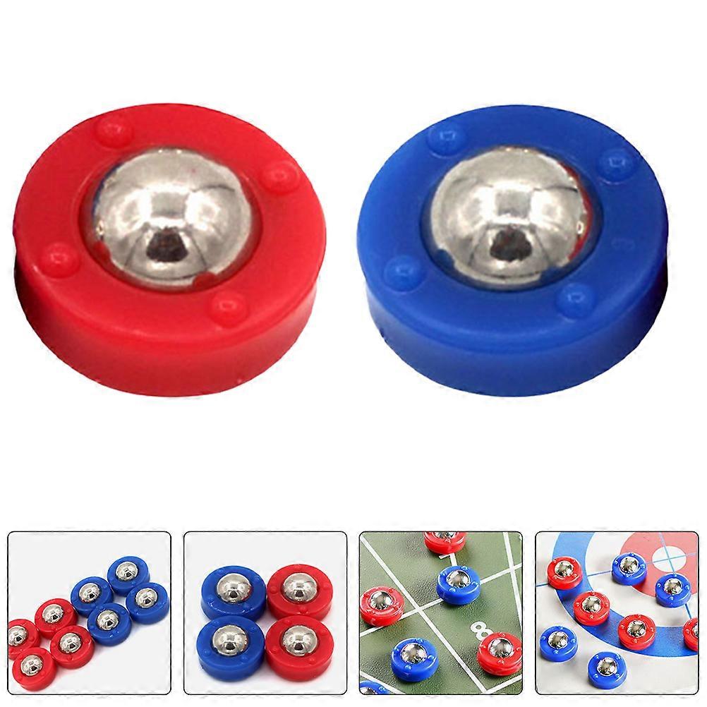 8pcs Kids Party Tabletop Sliding Pucks Table Soccer Game Rolling Beads ...