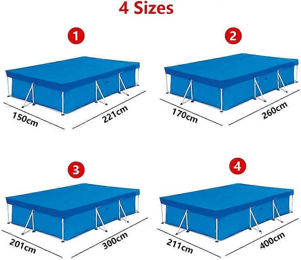 Rectangular Pool Cover, Frame Swimming Pool Cover, Above Ground ...