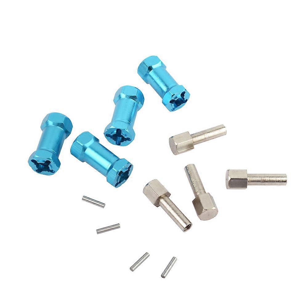 4Pcs Aluminum RC Car 12Mm Hex Wheel Hub Drive Adaptor Extension Combiner Coupler for 1/10 RC ...