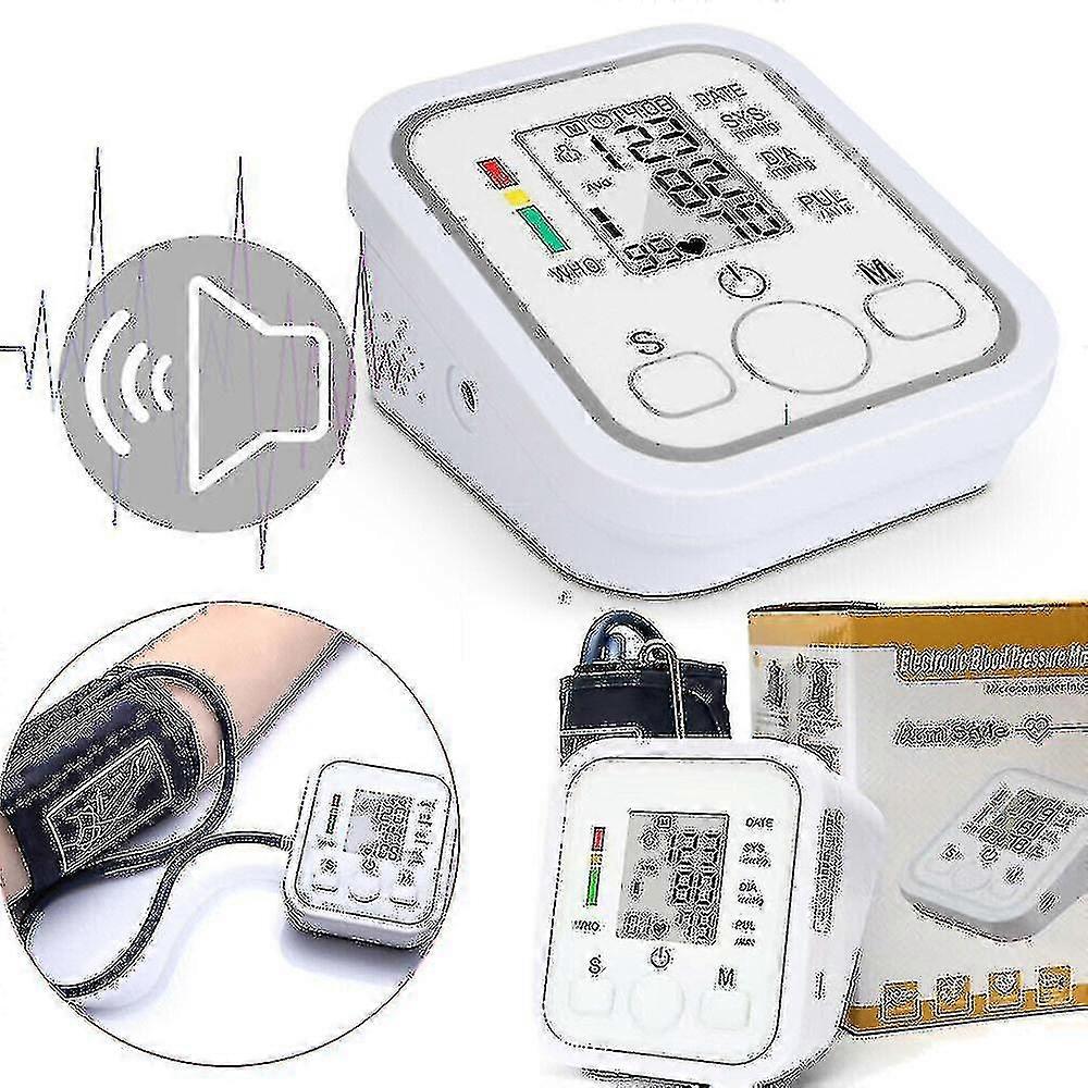 2024 New Smart Upper Arm Automatic Blood Pressure Monitor - Digital Bp ...