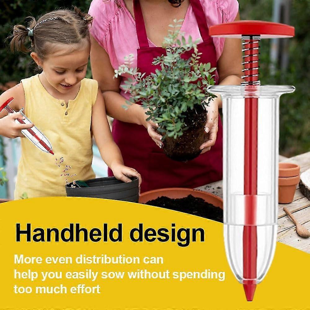 Mini Seed Spreader, 2024 New Mini Sowing Seed Dispenser, Small Seed ...