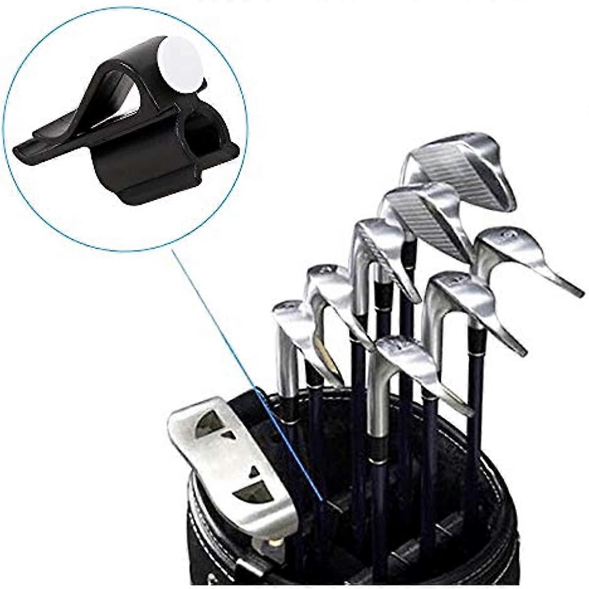 liuliuliu 14Pcs Golf Bag Clip On Putter Clamp Holder Putting Organizer ...