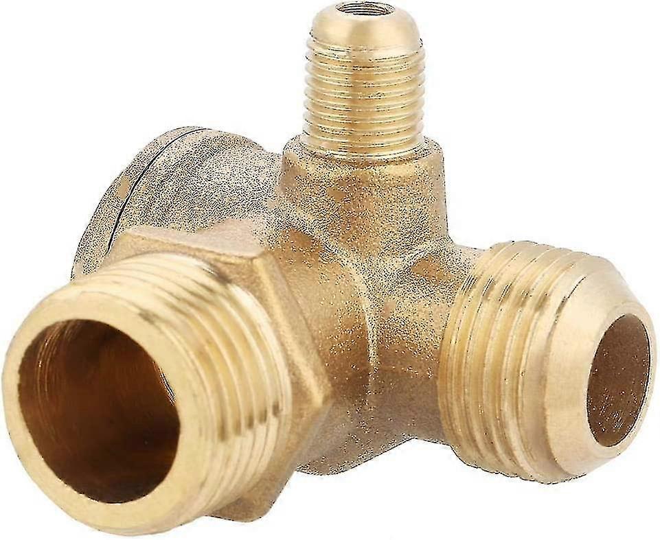 Air Compressor Check Valve, Right Hand Brass Valve With 90 Degree ...
