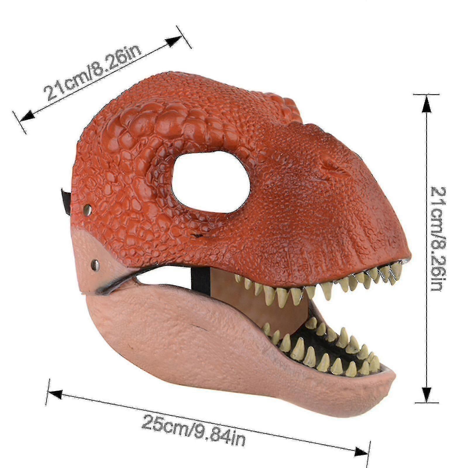 Dinosaur Mask Headgear,jurassic World Dinosaur Toys With Opening Moving ...