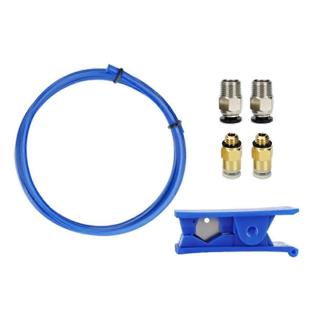 PTFE Tubing and Pneumatic Fittings and Tube Cutter for 3D Printer ...