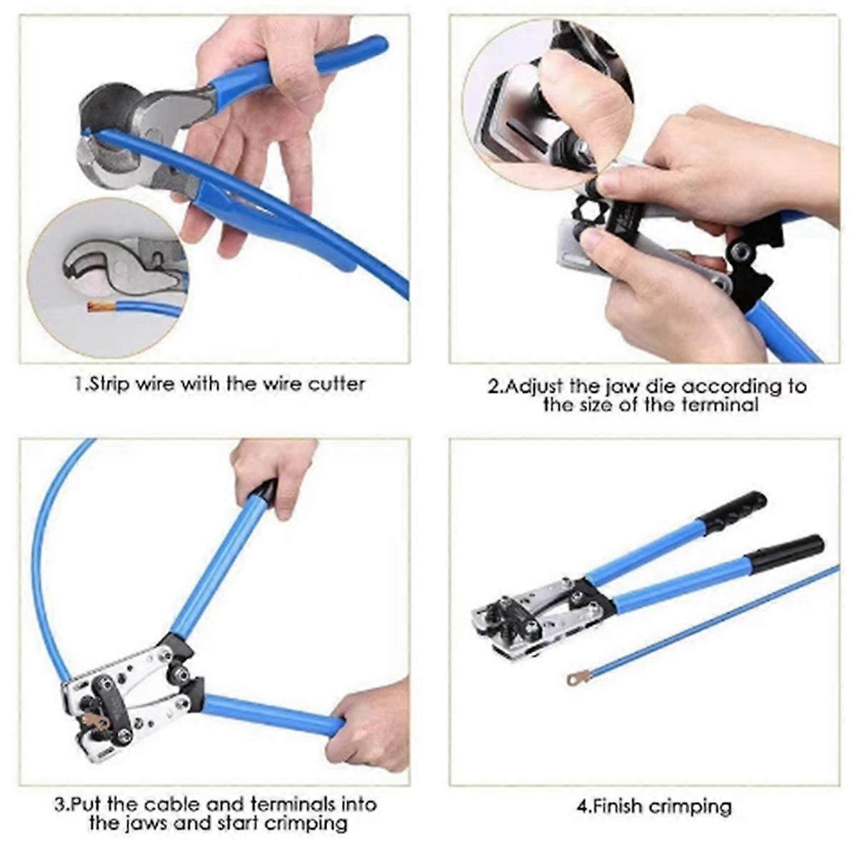 Crimping Pliers New Tube Terminal Crimper Hex Crimp Tool Multitool ...