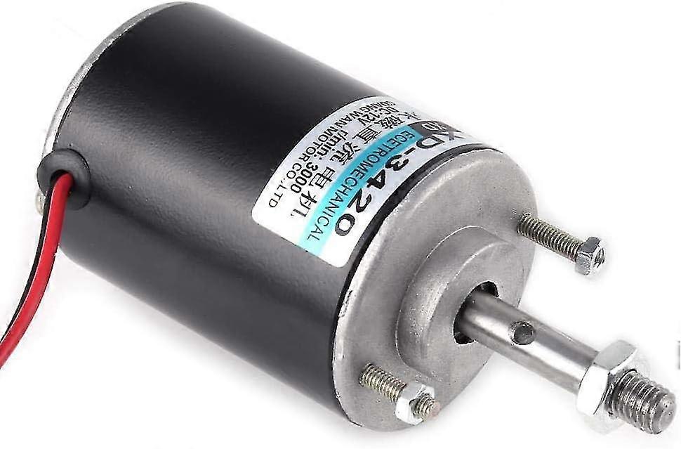 Reversible Electric Gear Motor, 12/24v 30w High Speed Cw/ccw Permanent ...