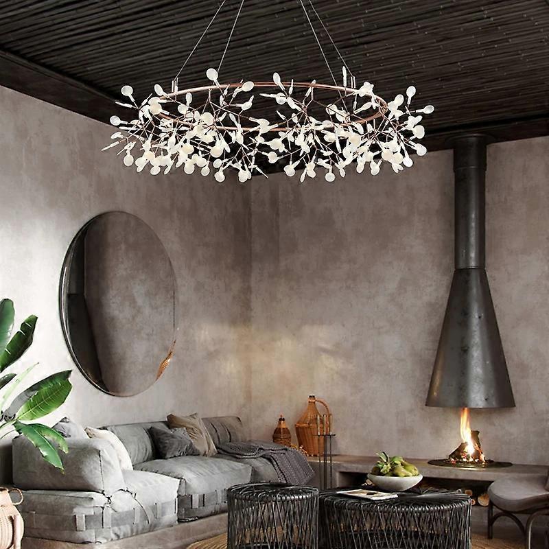 Modern LED Chandelier Lighting Art Tree Leaves LED Dining Room Nordic ...