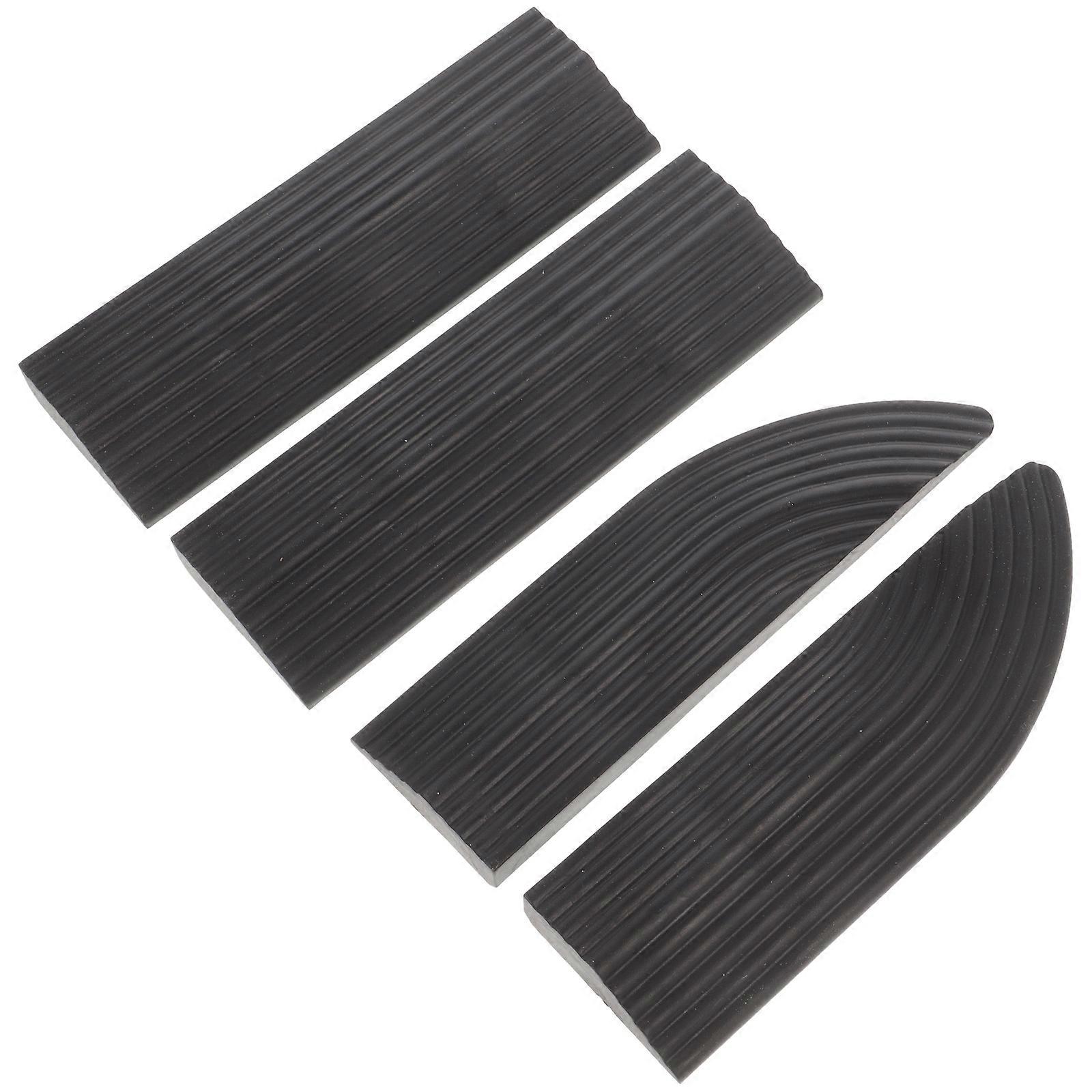 4Pcs Rubber Threshold Ramp Entry Rubber Ramp Household Slope Ramp for ...
