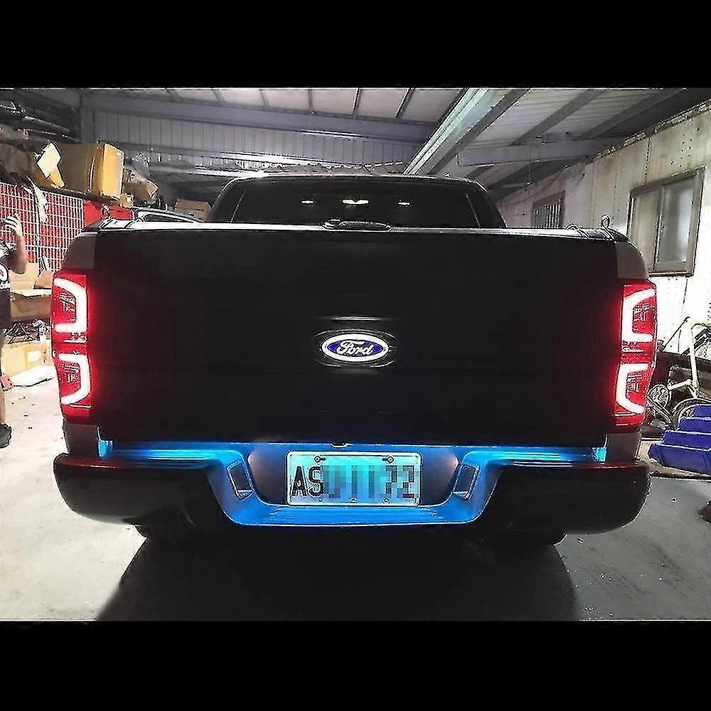 4d Led Car Front And Rear Logo Light Badge Lamp Emblem Sticker For Ford ...