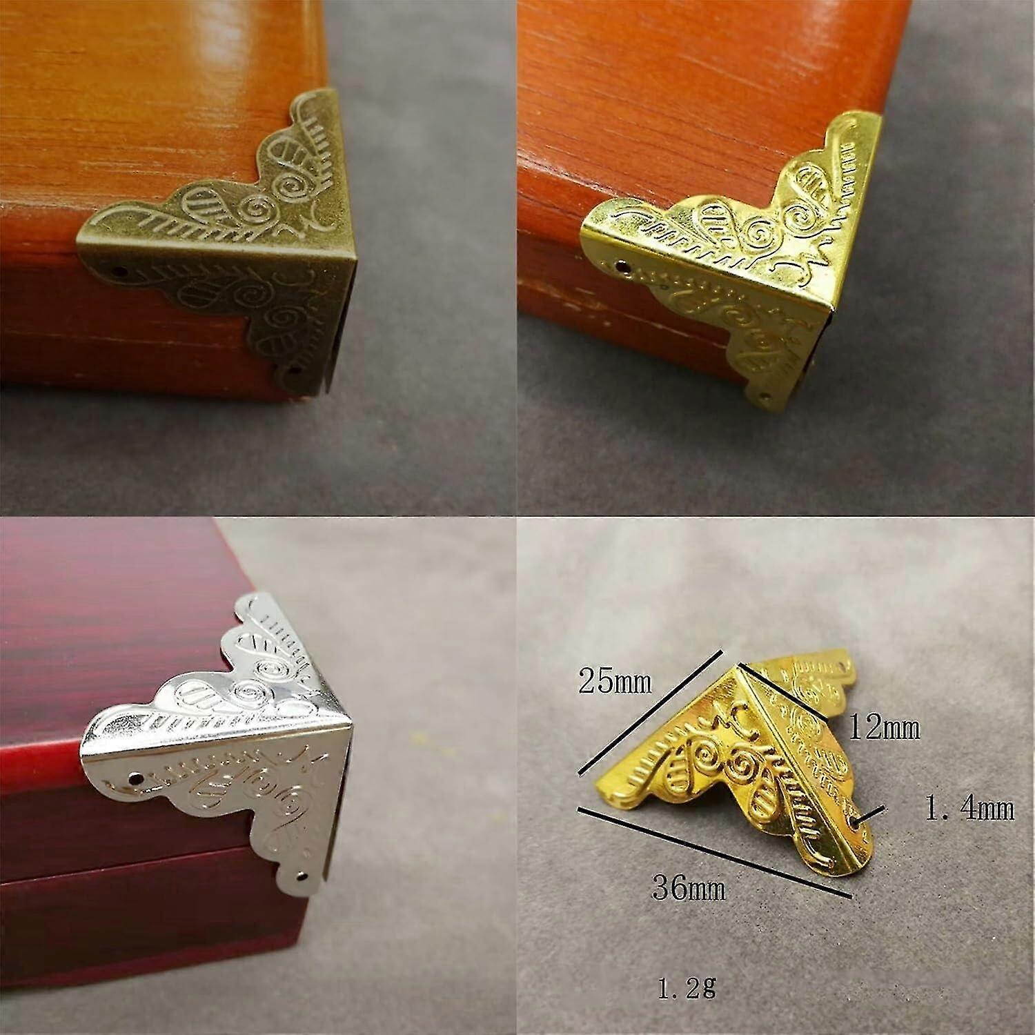 Stair Dust Corners for Wooden Steps, Stair Dust Corners Decorative, 100PCS Antique Dust Corners ...