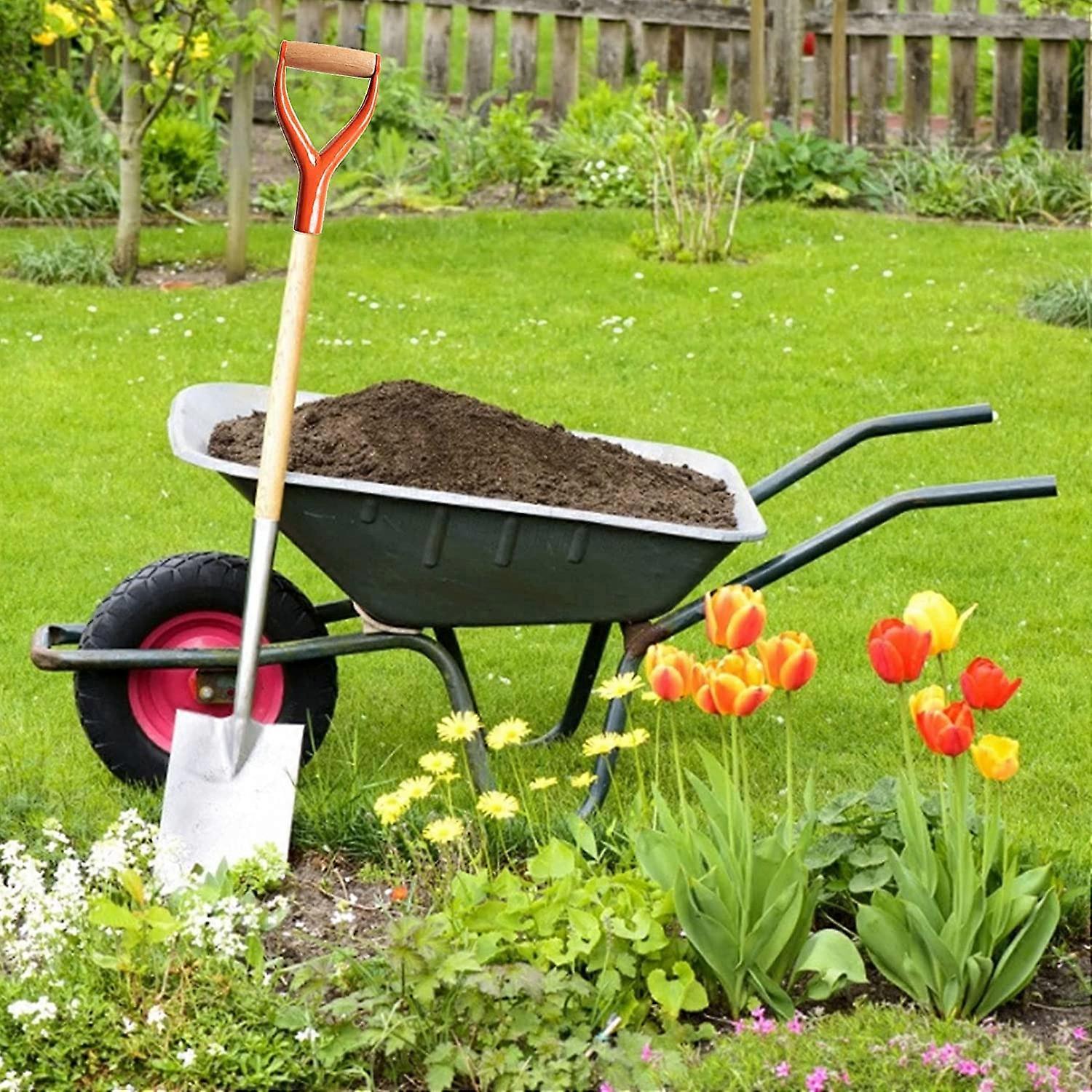 Shape Shovel Handle, Wrought Iron Wooden Shovel Handle | Fruugo UK