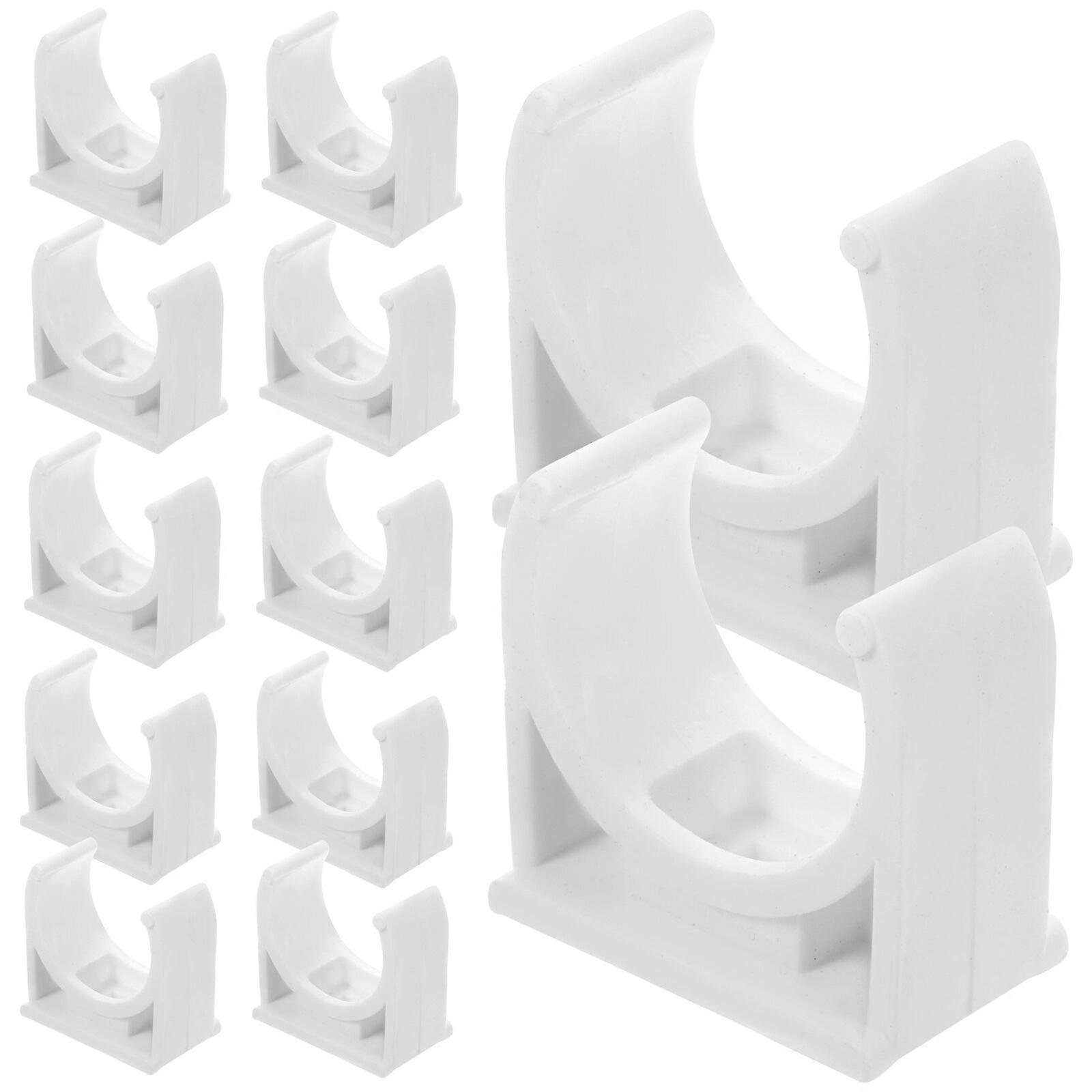 50pcs Pipe Clamp PVC Pipe Support Clips U-shaped Pipe Fixing Clips ...