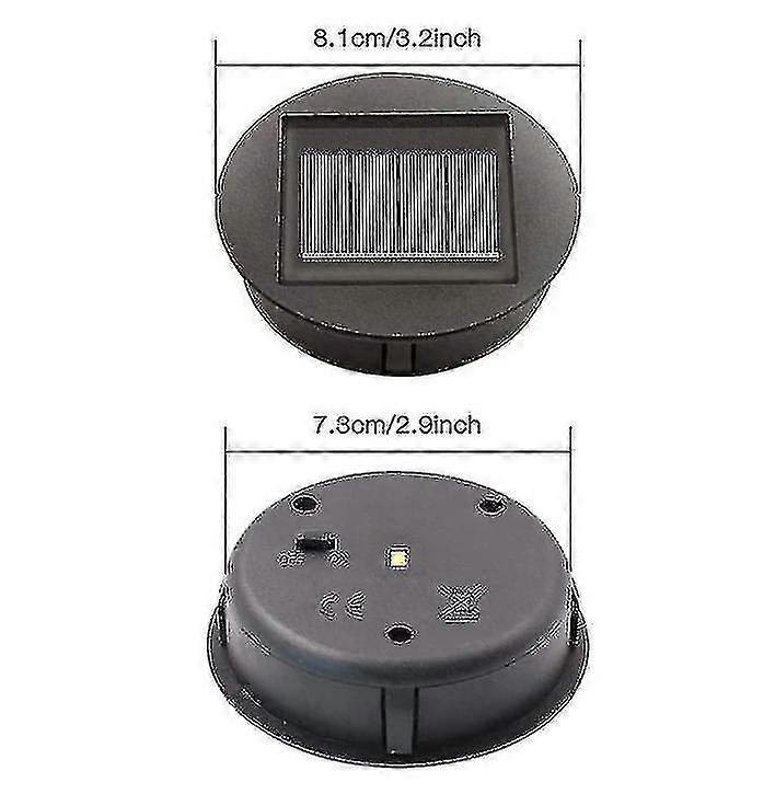 4 Pieces Replacement Solar Lights With Led Bulbs, Solar Top Lights ...