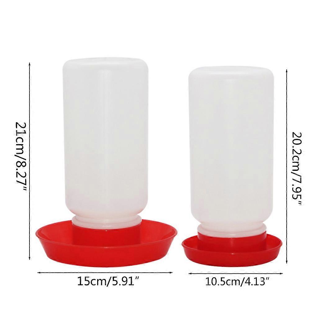 Plastic Poultry Fount Chicken Water Container Jar High-Quality Water ...