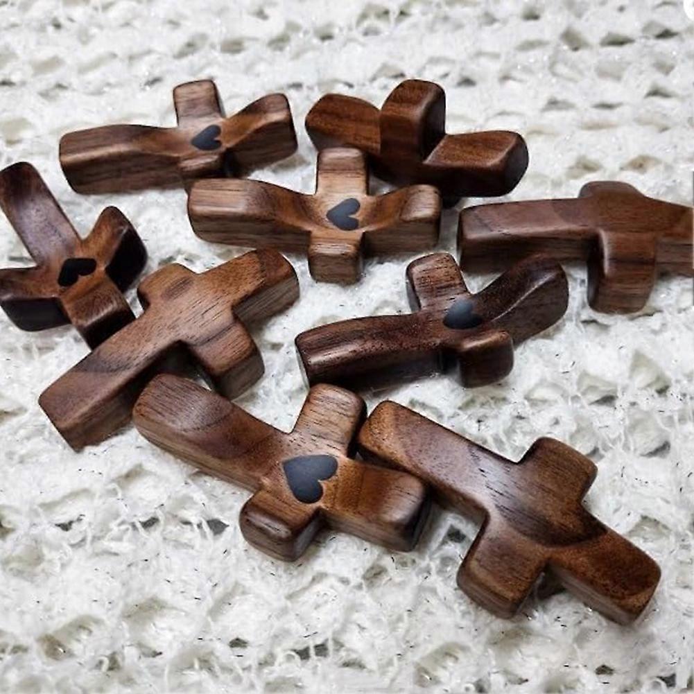 Wooden Cross My Heart from The Holy Land, Jesus Thumb Holding Cross ...