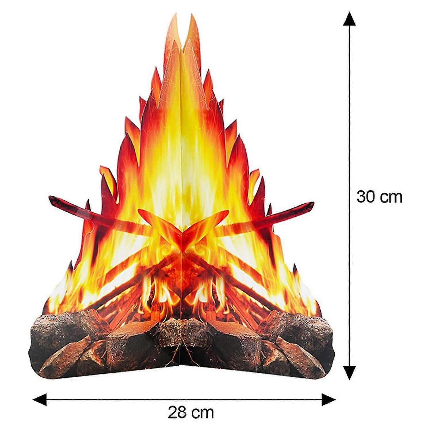 Artificial Fire Easy to Assemble Creative Modeling Home Decor 3D ...