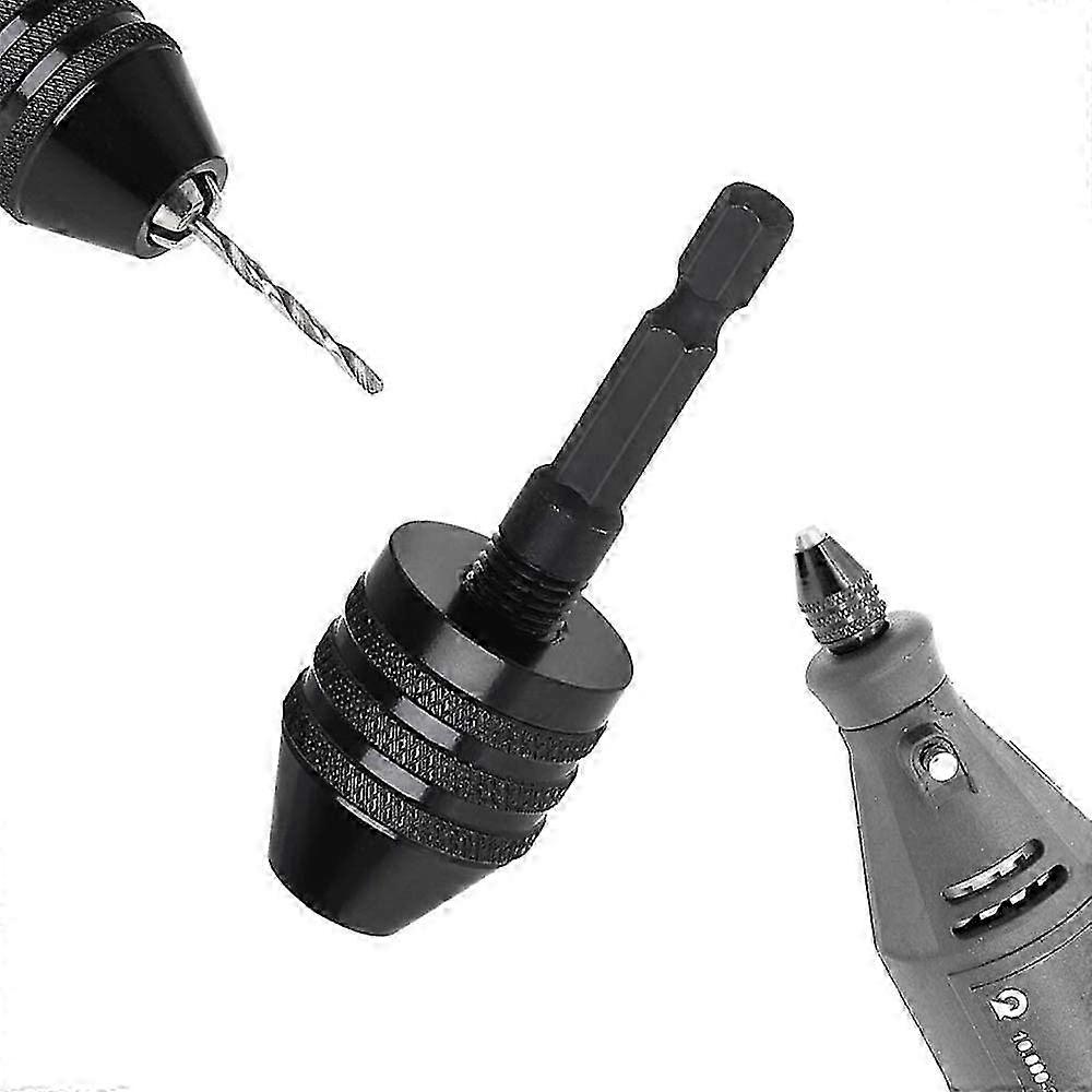 0.3-8mm Keyless Drill Chuck Conversion Tool Quick Change Screwdriver ...