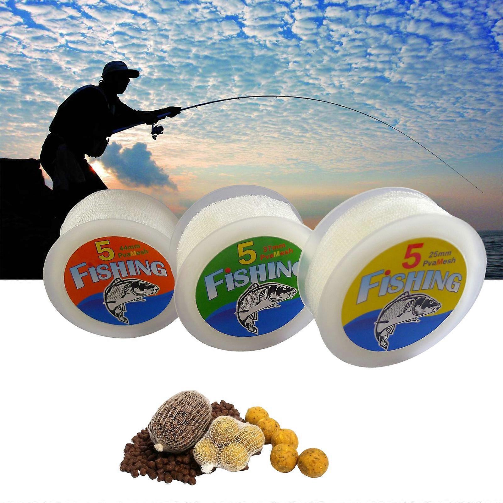 5m PVA Mesh Soluble Fishing Mesh Dissolving Baits Wrap Bag Fishing ...