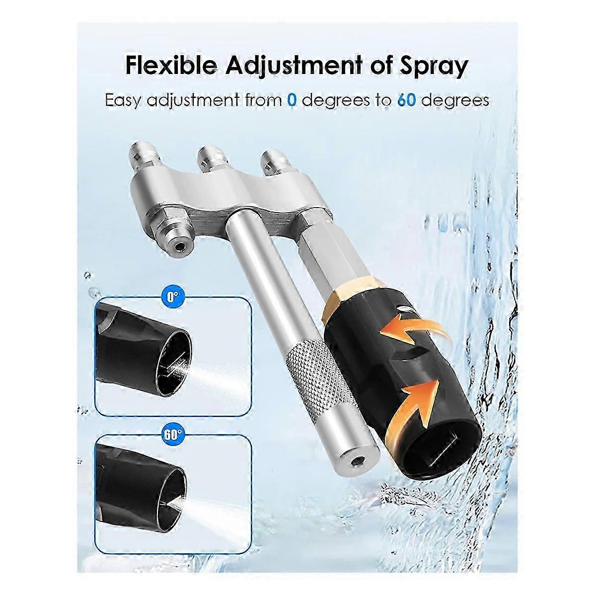 Chemical Tip M5 Twist Nozzles, Long Range Chemical for 3-7 GPM, 1/4 ...