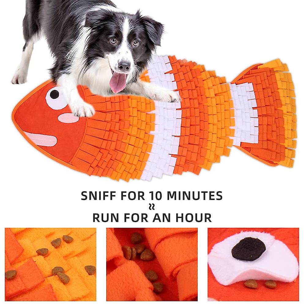Snuffle Mat For Dogs,interactive Dog Feeding Mat Shaped Fish Pet Puzzle ...