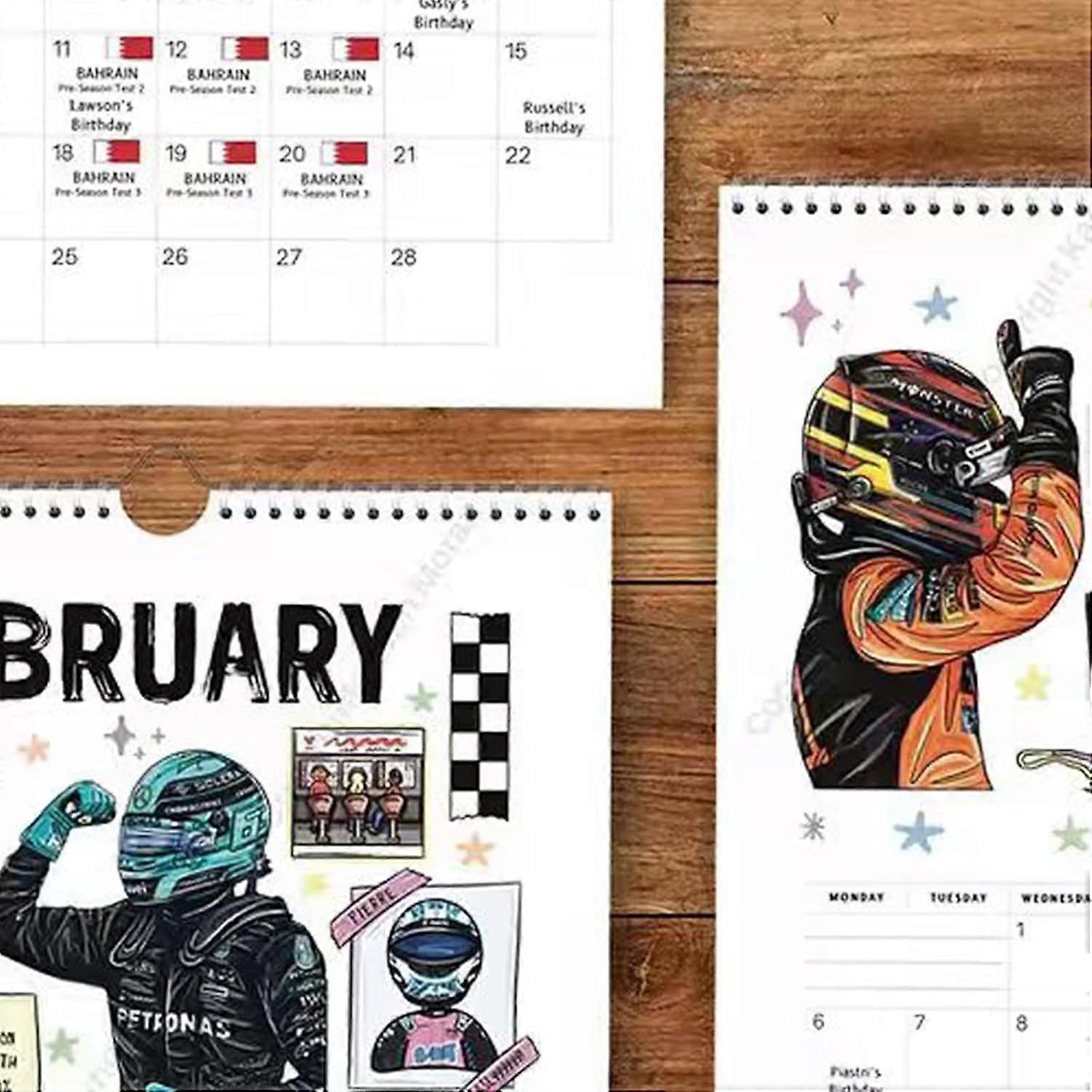 Scrapbook Race Calendar 2026 The Ultimate Fans Race-Ready Wall Calendar ...