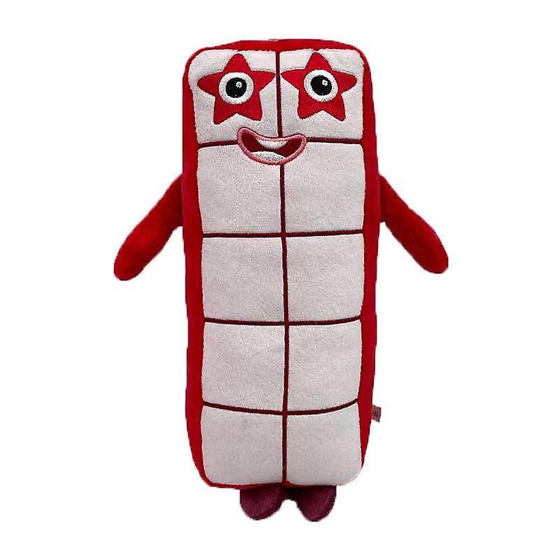 16-36cm Number Blocks plush toy (1-10) Children's Early Education ...