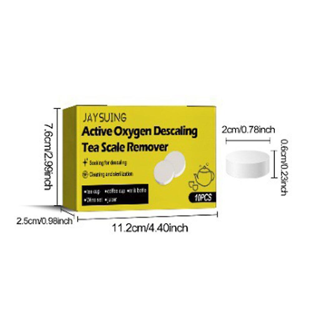 Active Oxygen Pots Descaling Tablet Deep Penetration Utensils Cleaning ...