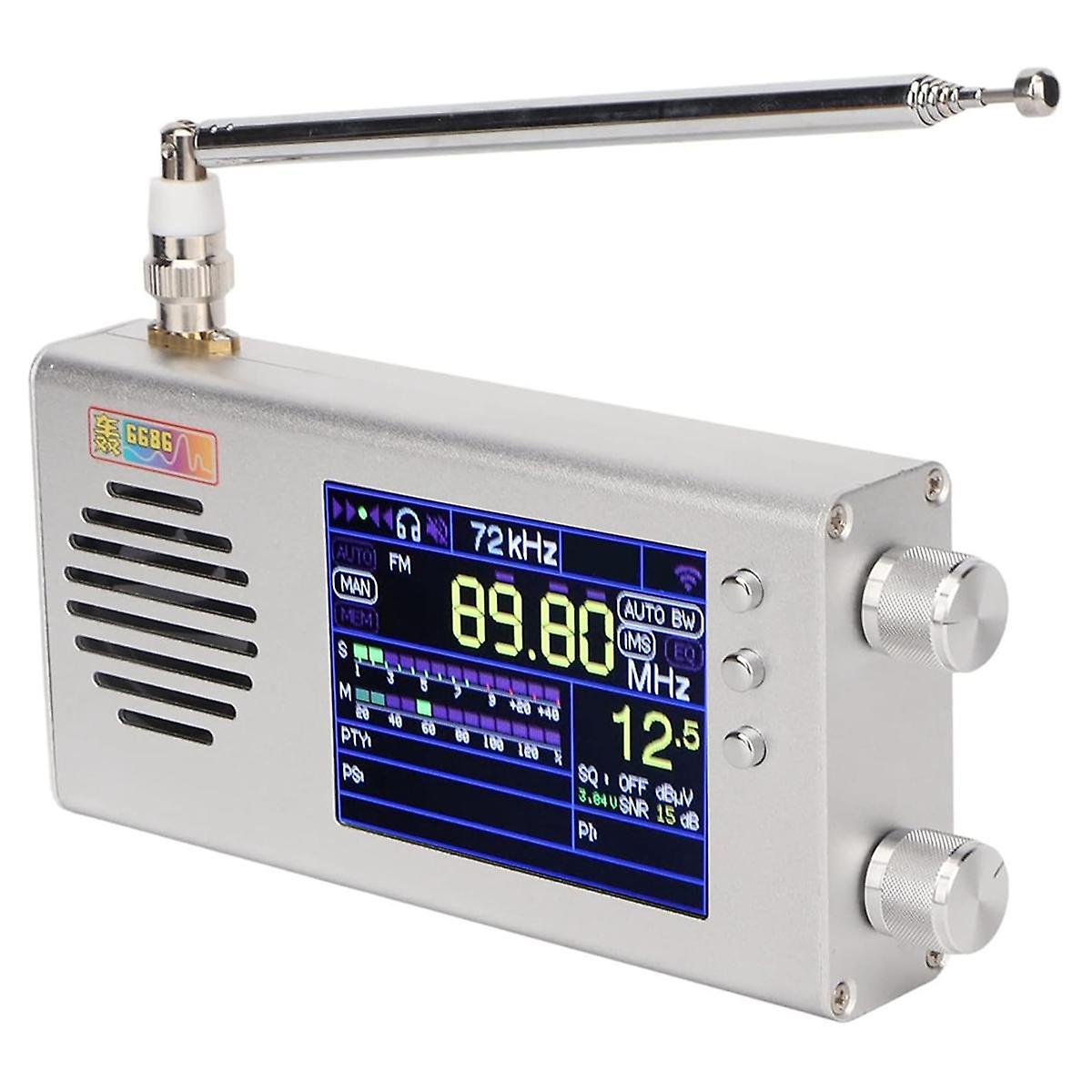 Tef6686 Full Band Radio Receiver, Portable Digital Am Fm Stereo Radio ...